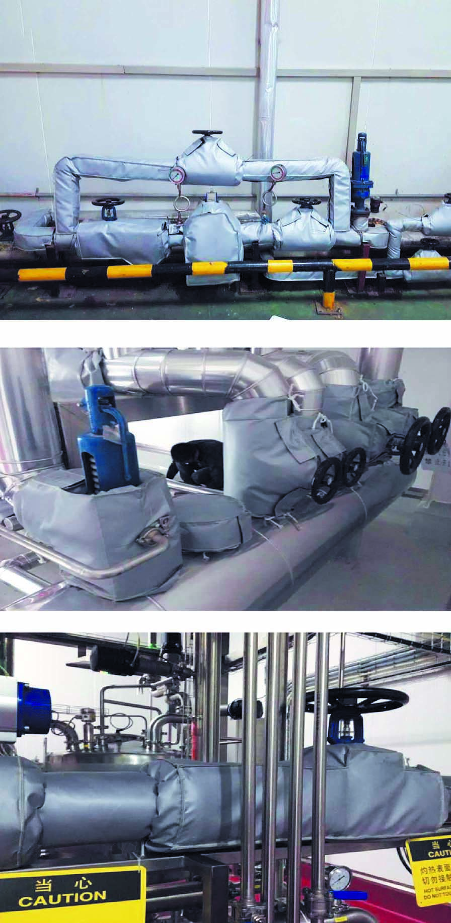 For Steam Valves And Flanges Outdoor Pipe Removable Insulation Jacket