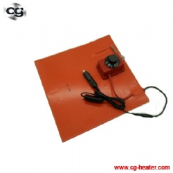 Industrial flexible silicone rubber heating pad plate heater with ...